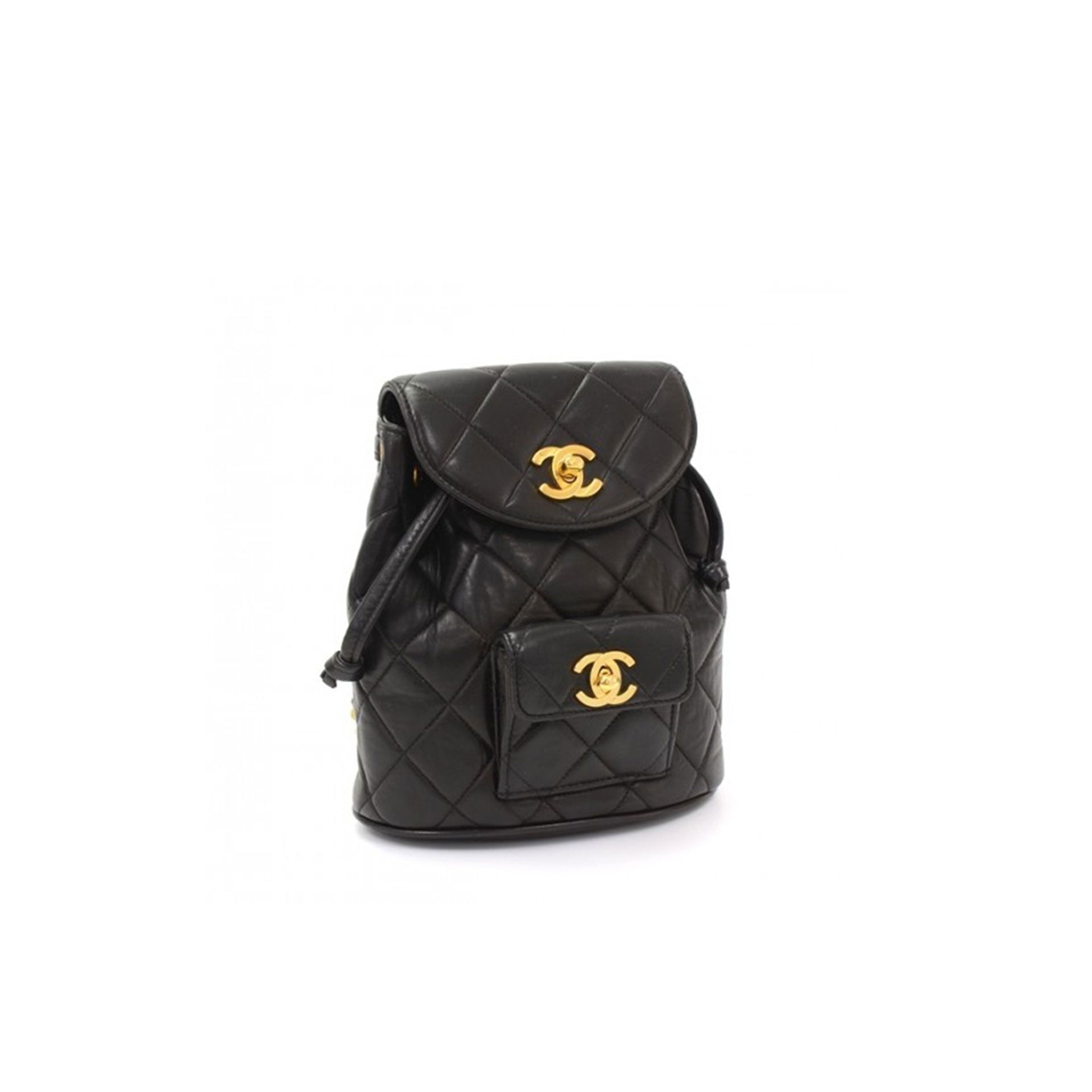 Chanel Micro Mini VIntage 90's Quilted Lambskin Rucksack Backpack ...